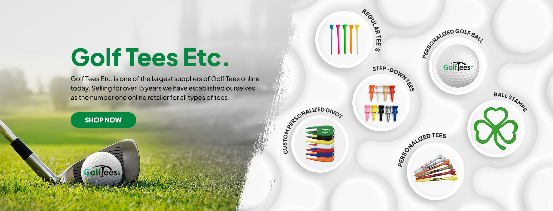 Golf Tees Etc - Number 1 For All Wood Golf Tees & Golfing Products
